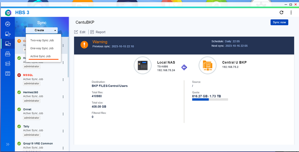 Linux Backup in NAS Server - Linux Administrator, System Administrator ...